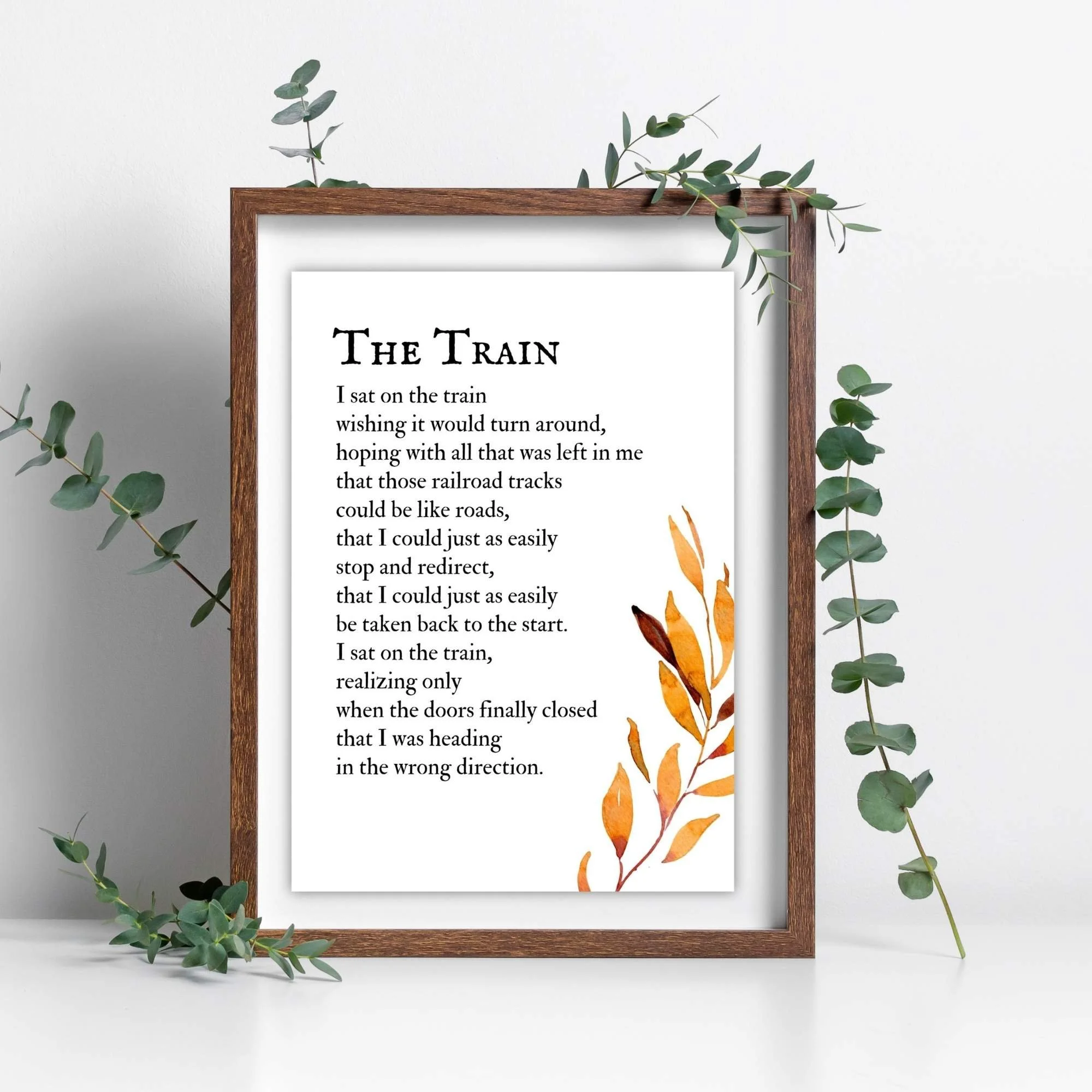 Ocean Songs - Family Love Poem, Paper Poster Print, Quote Wall Art ...