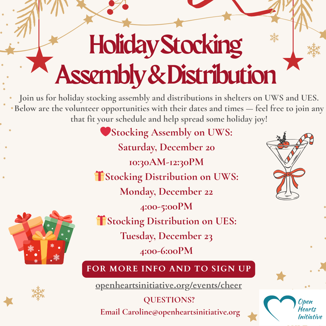 Holiday Stocking Assembly and Distribution for Manhattan Families in ...