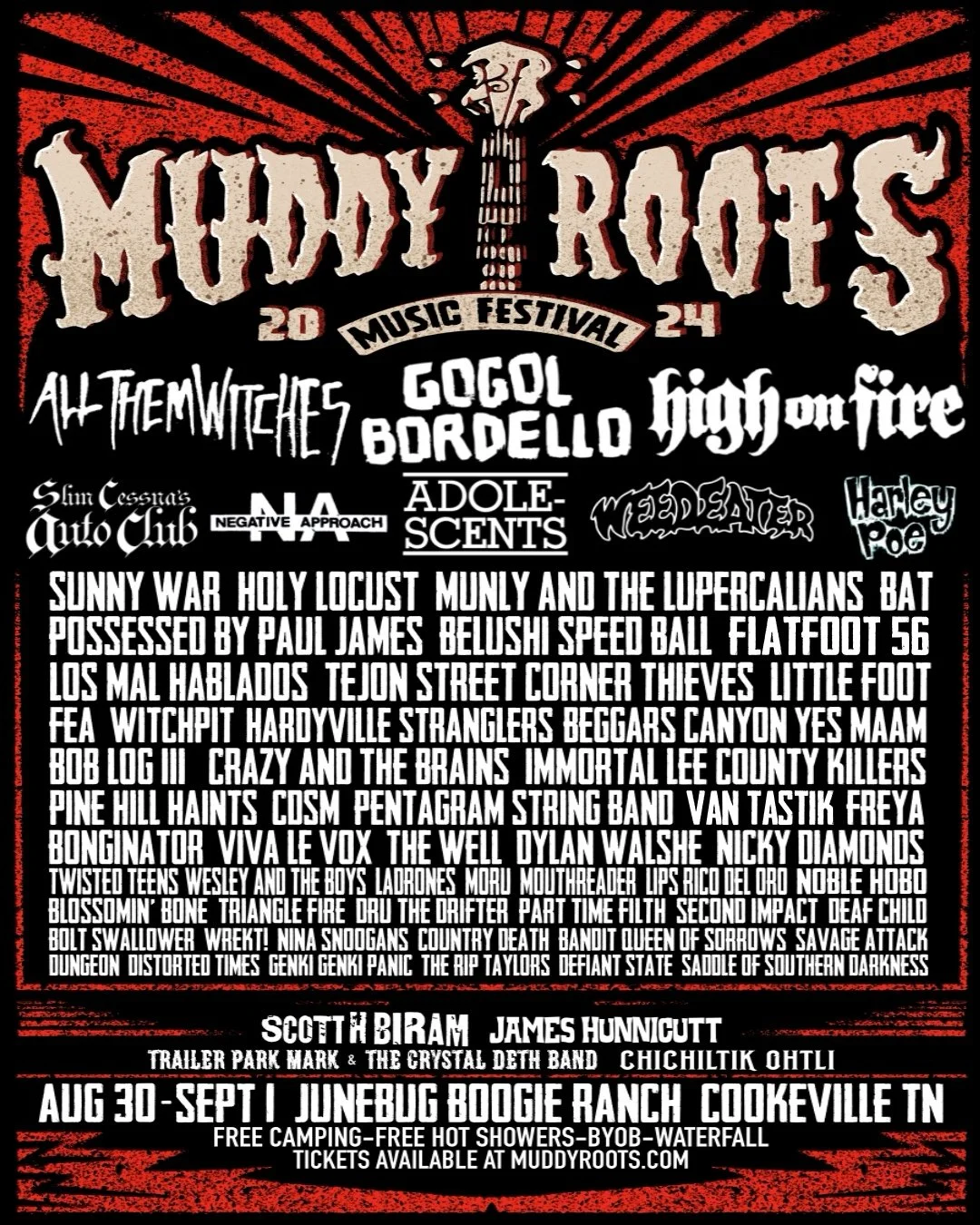 Muddy Roots Music Festival, Cookeville TN. — Muddy Roots Music Festival