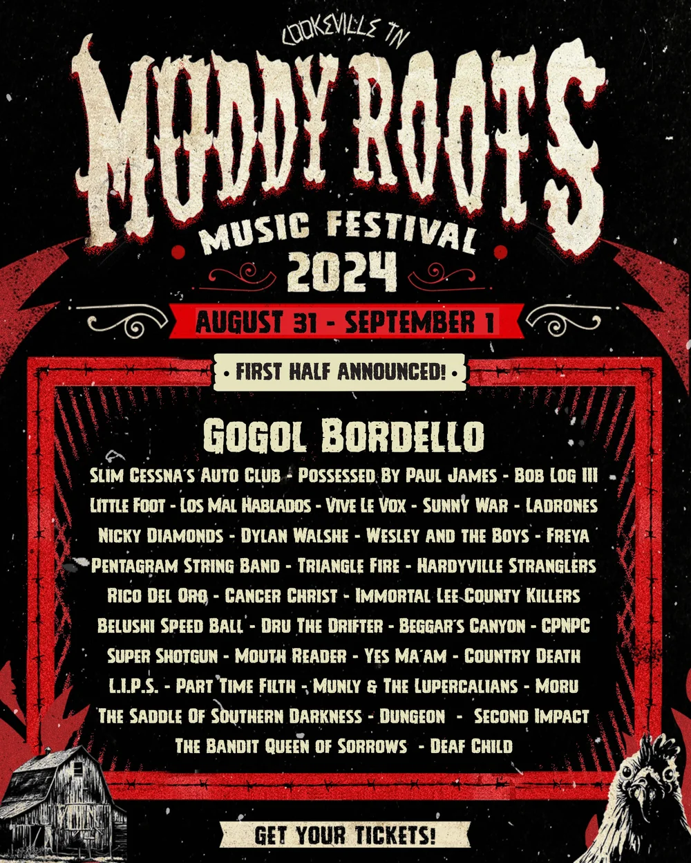 LINE-UP 2024 — Muddy Roots