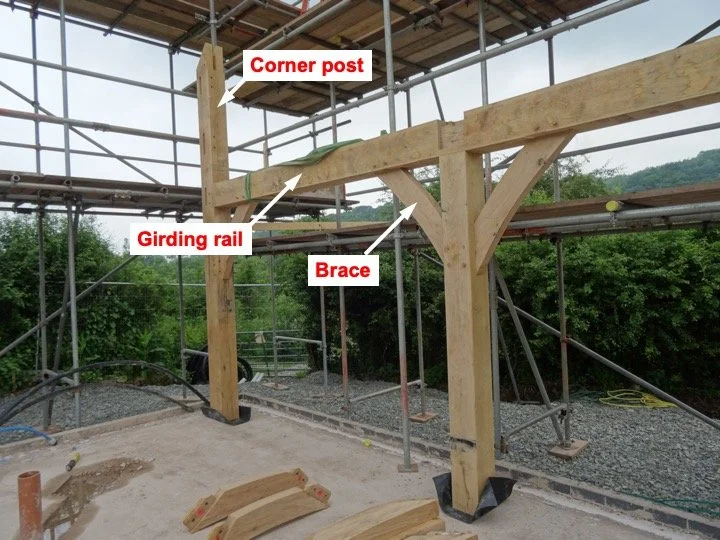 Raising the oak frame: probably the most exciting part of a self-build ...