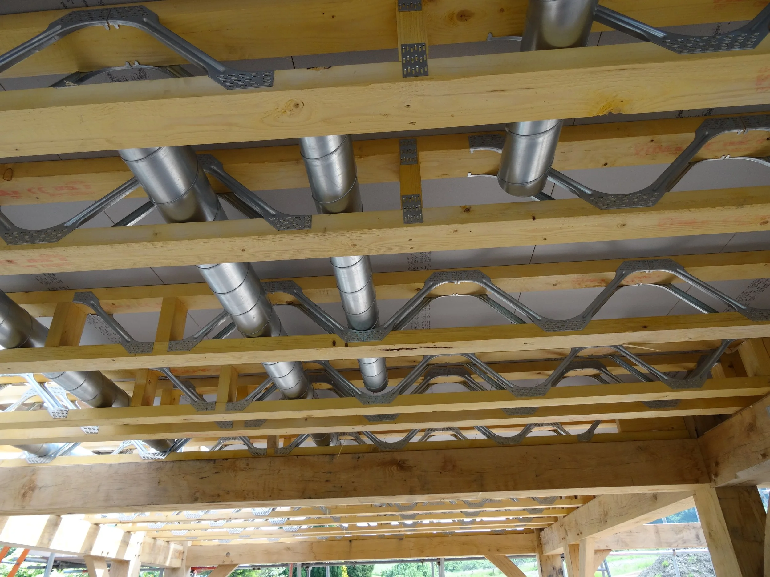 Raising the oak frame: probably the most exciting part of a self-build ...