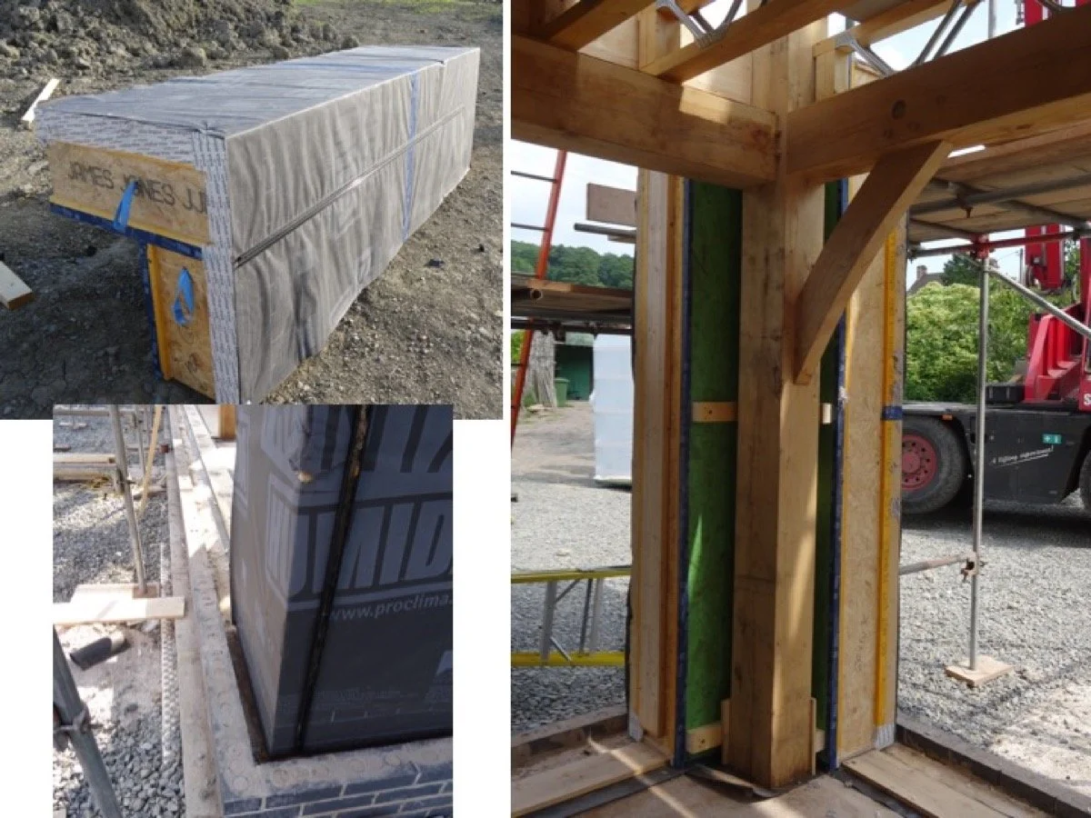 Raising the oak frame: probably the most exciting part of a self-build ...