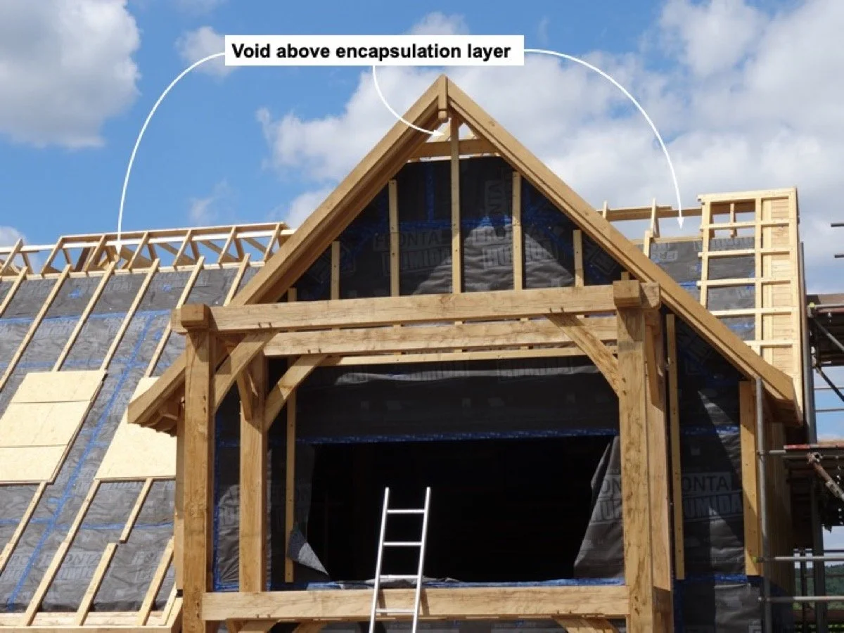 Raising the oak frame: probably the most exciting part of a self-build ...