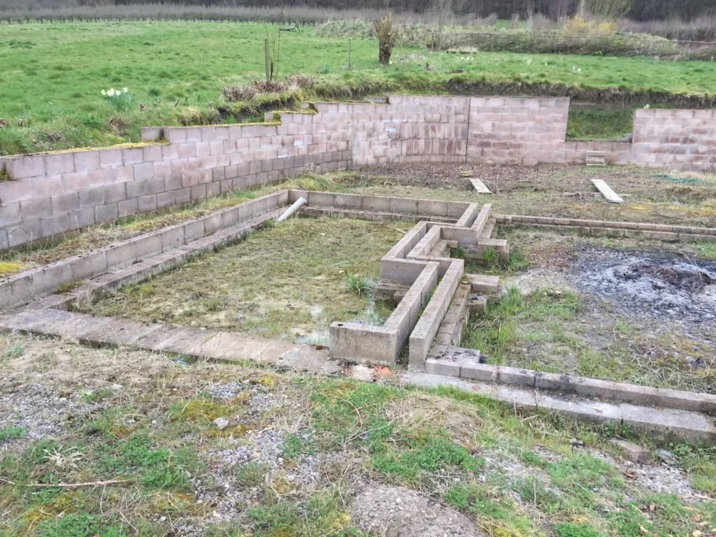 Passive house foundations: insulation — Malvern B&B - Woodlands