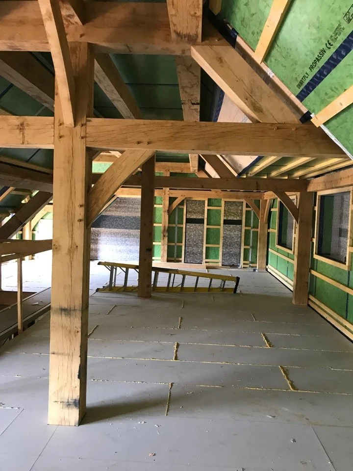 First fix carpentry, plumbing and electrics — Malvern B&B - Woodlands