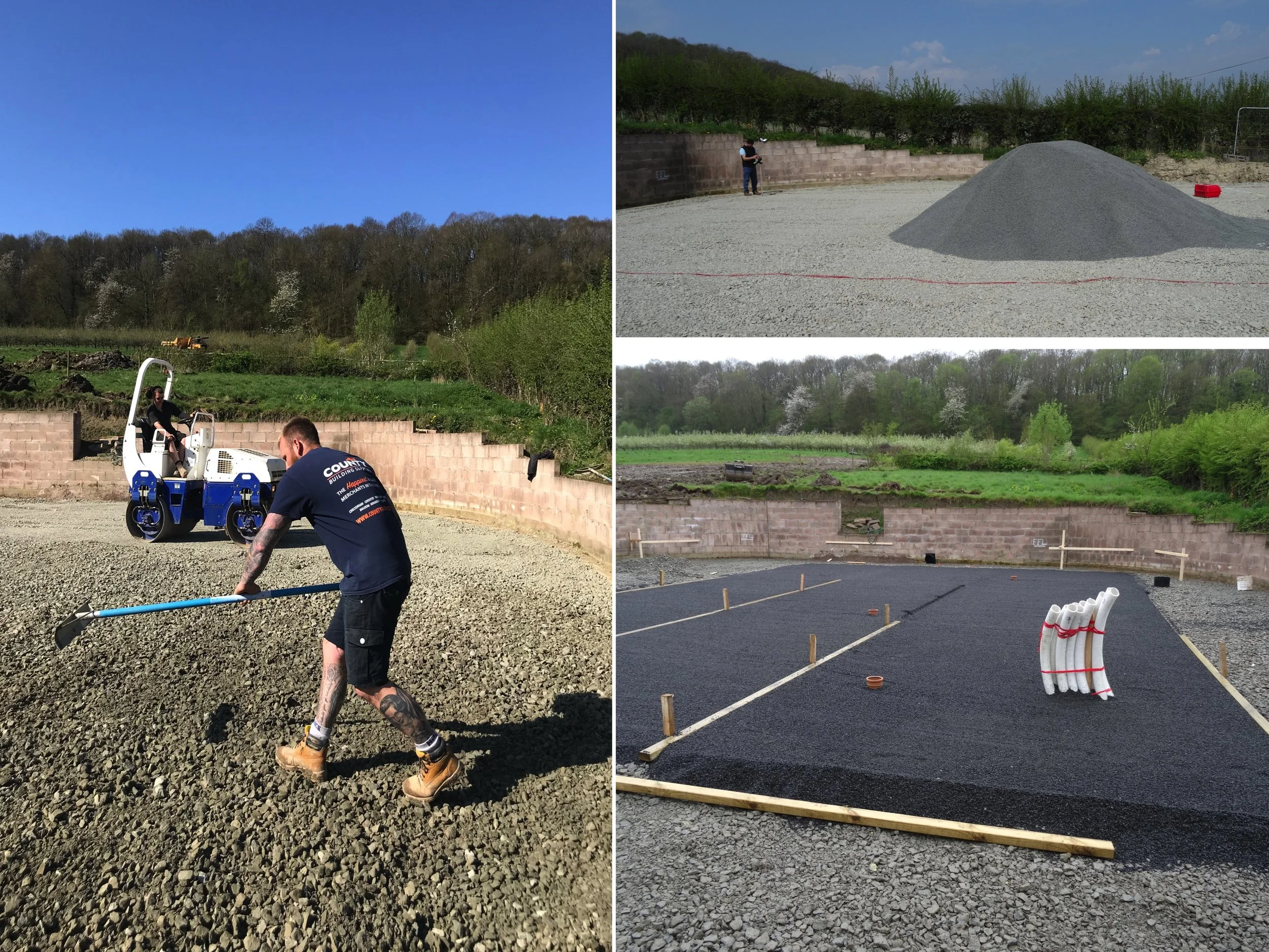 Passive house foundations: insulation — Malvern B&B - Woodlands