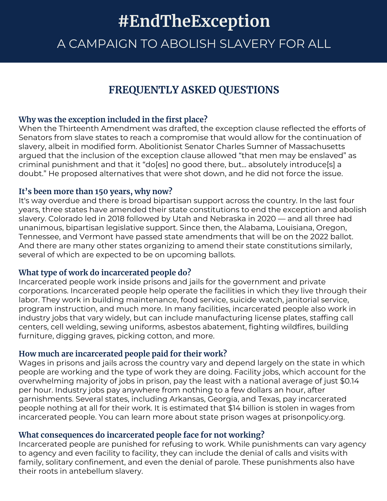 Resources — #EndTheException