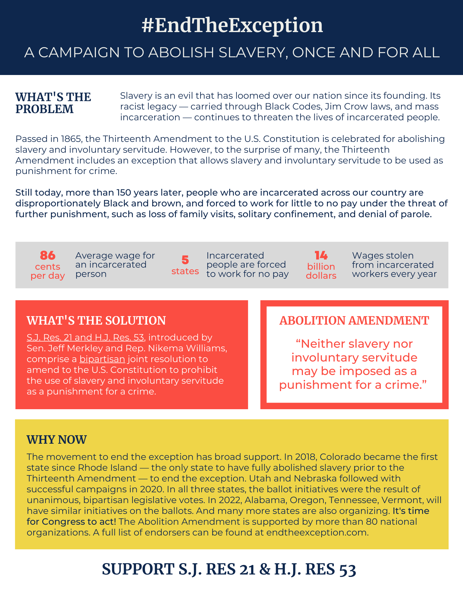 Resources — #EndTheException