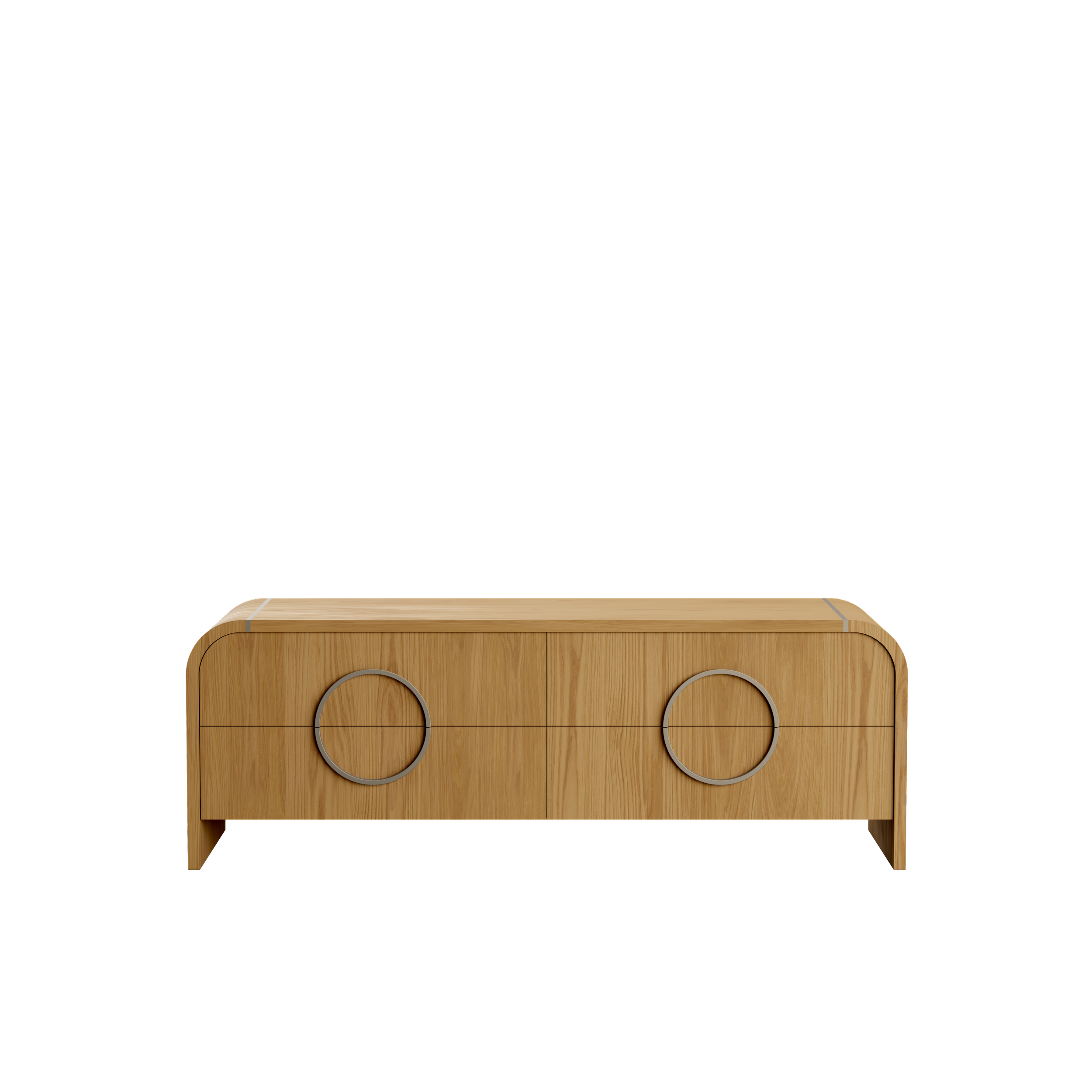 Milano Low Cabinet, Oak — NORD ARIN