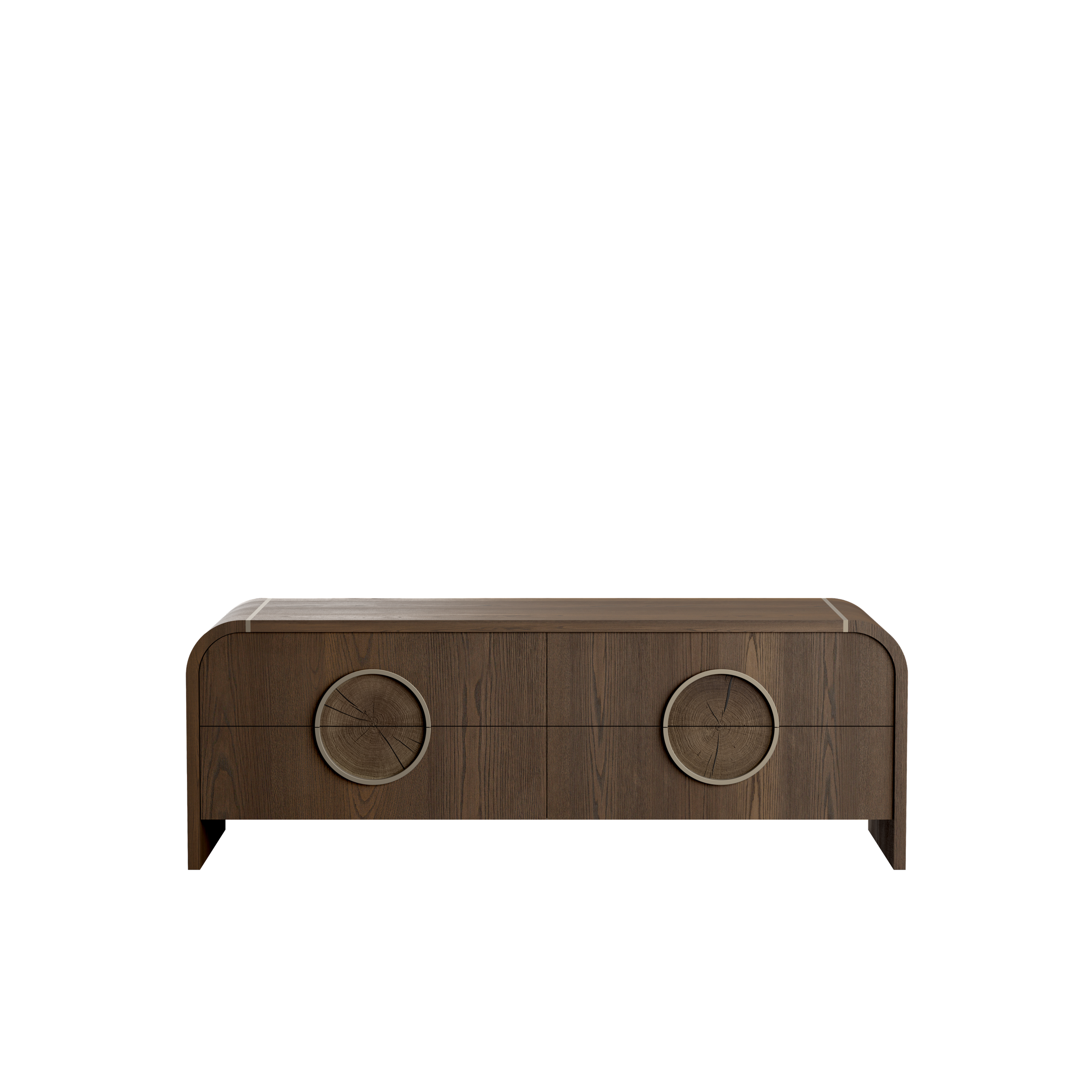 Milano Low Cabinet, Oak — NORD ARIN