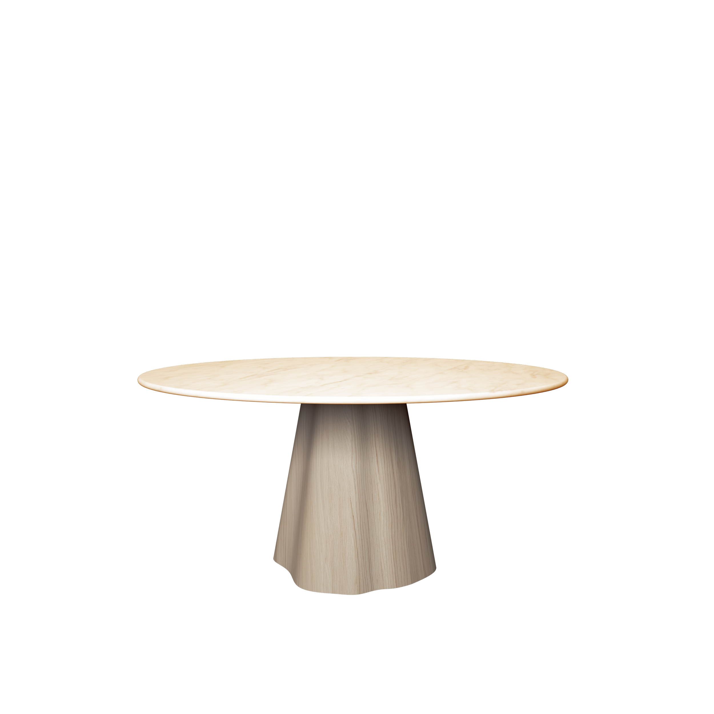 Marilyn Round Dining Table, Oak & Ceramic — NORD ARIN