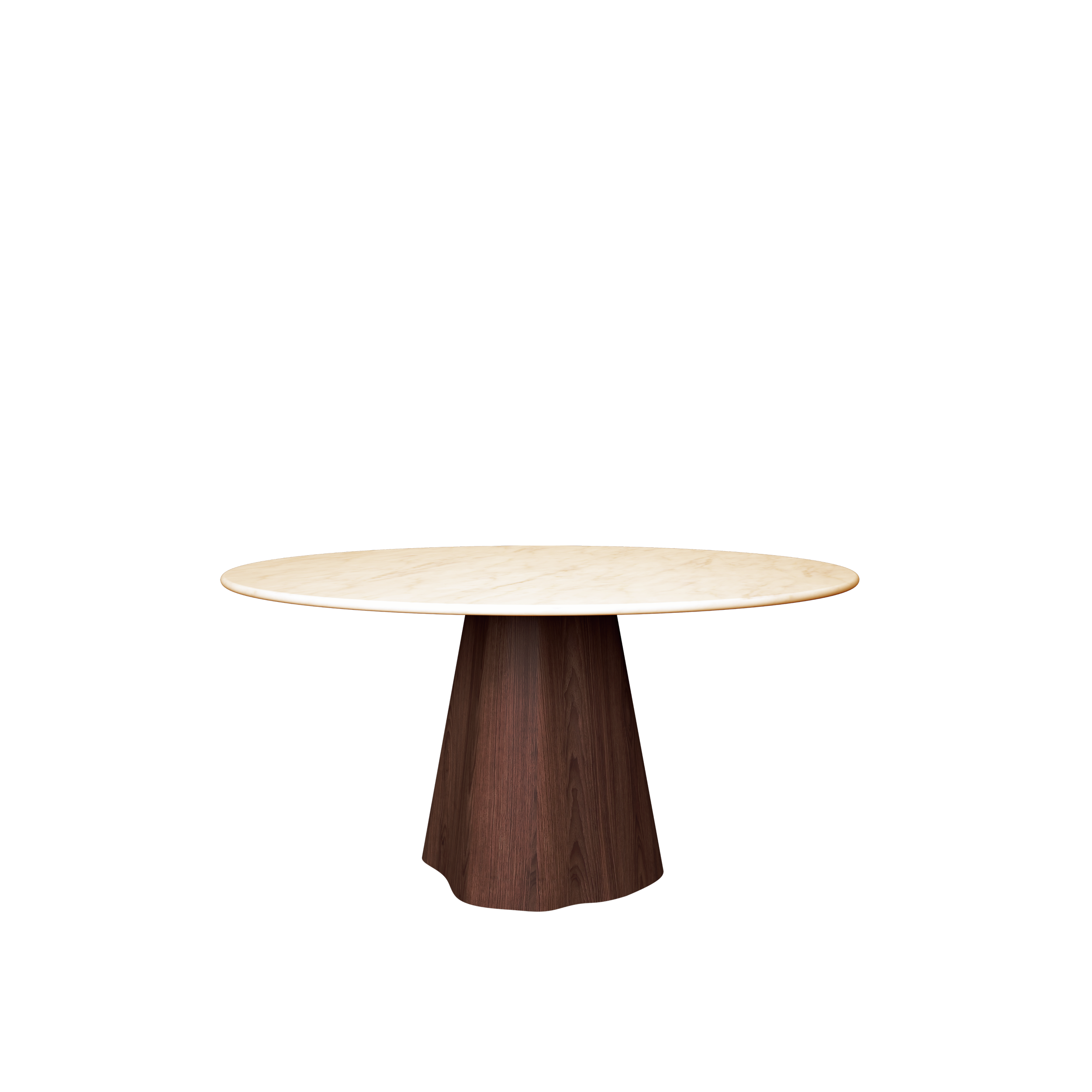 Marilyn Round Dining Table, Oak & Ceramic — NORD ARIN