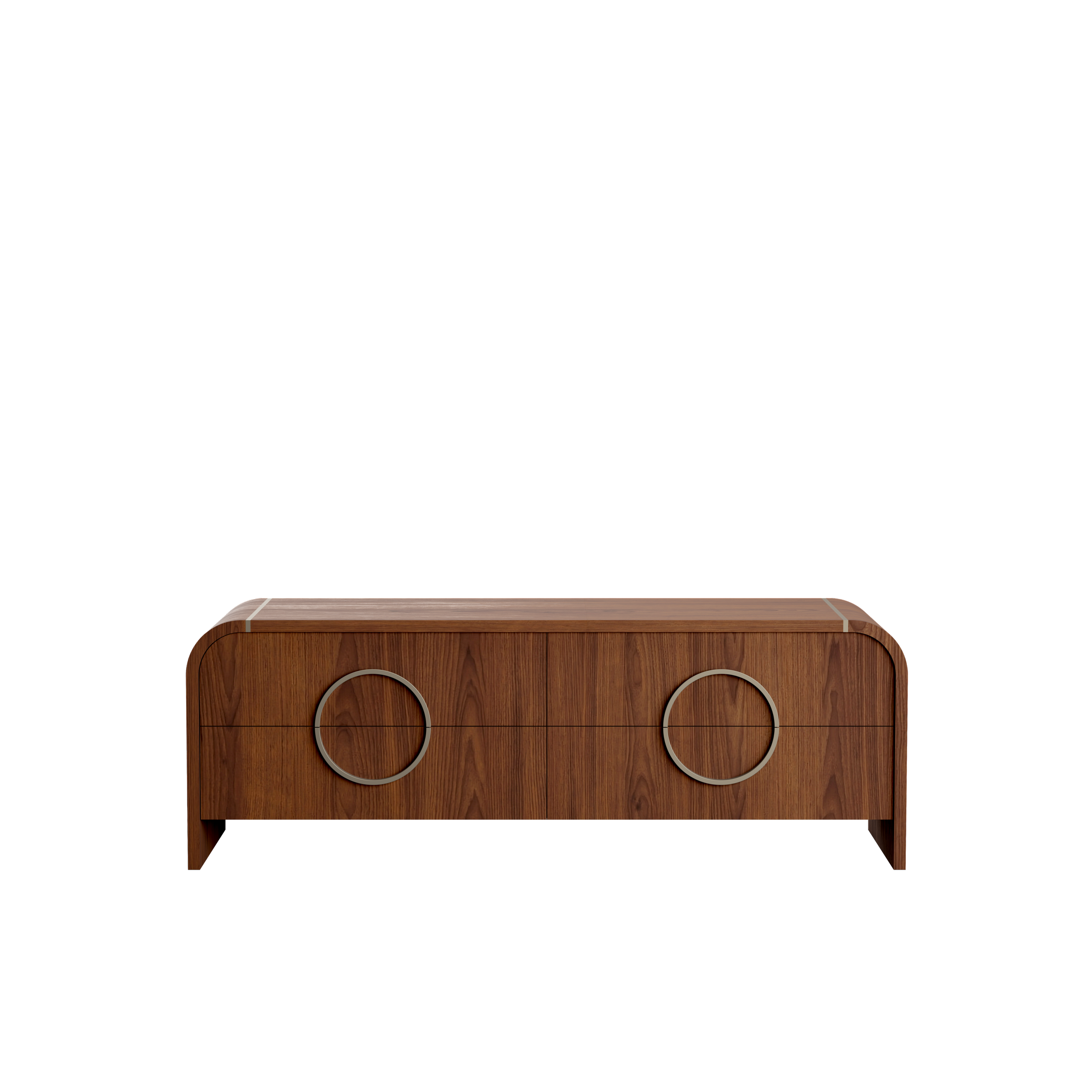 Milano Low Cabinet, American Walnut — NORD ARIN