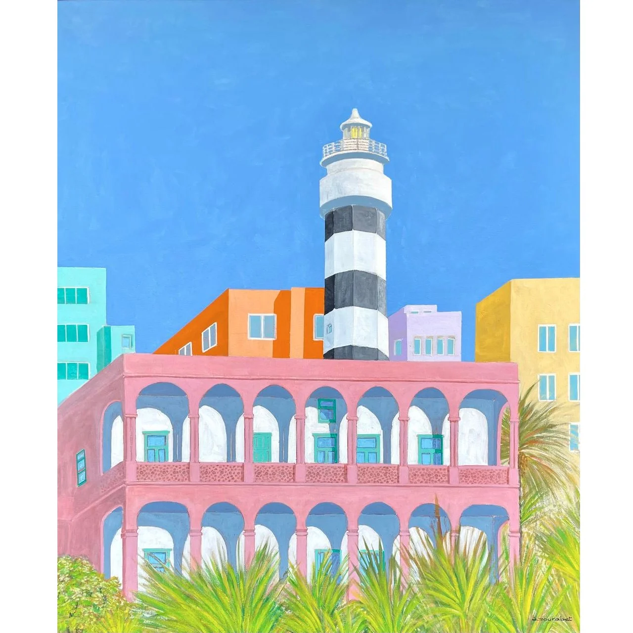 The Pink House (Manara) — Ali Mourabet Artworks