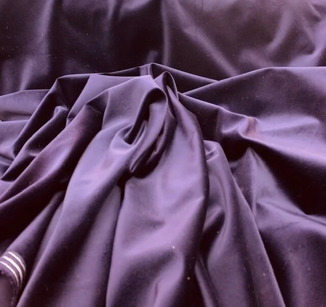Tissu velours de coton violet - Generaldiff