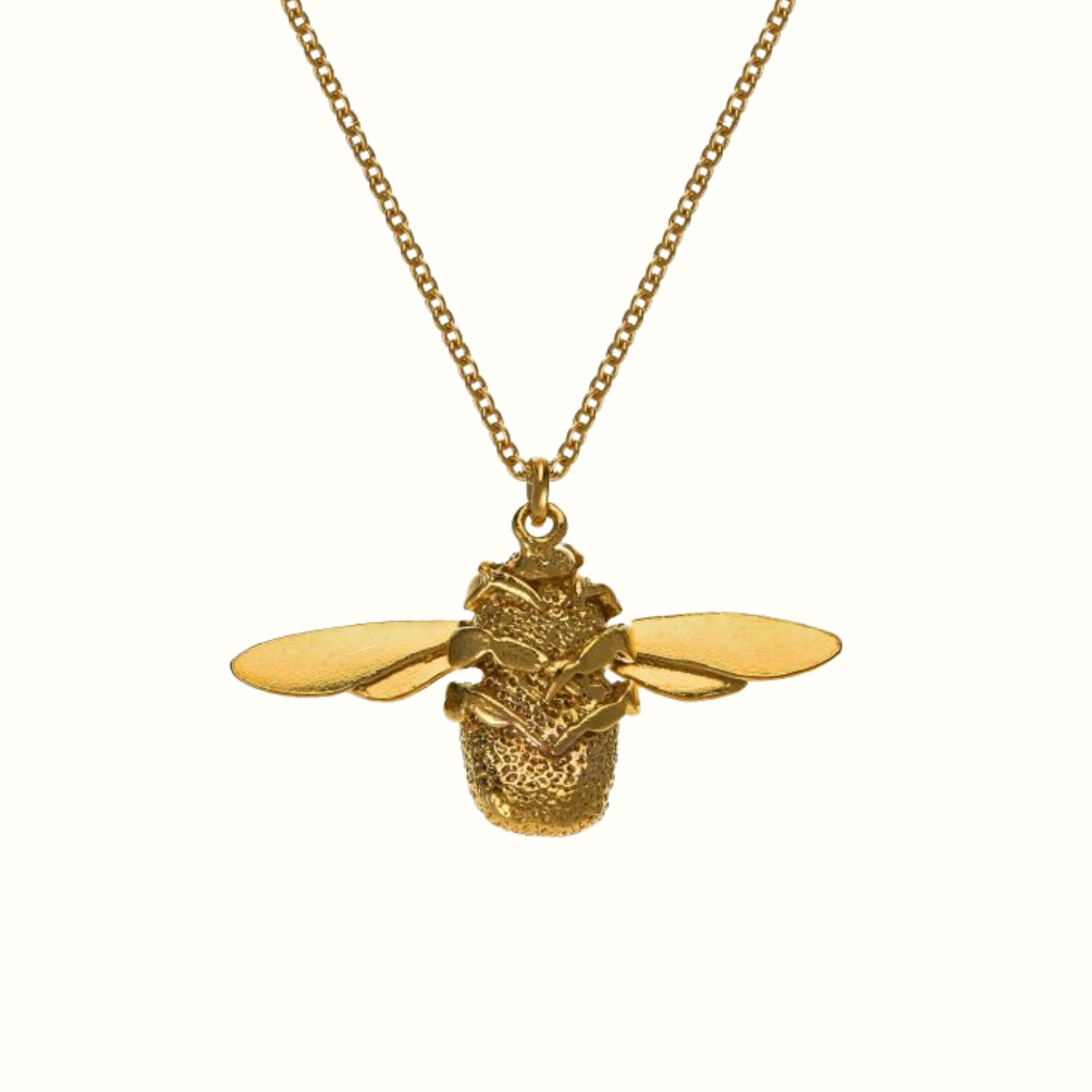 Bumblebee Gold Plated Necklace - Alex Monroe — FireWorks Gallery