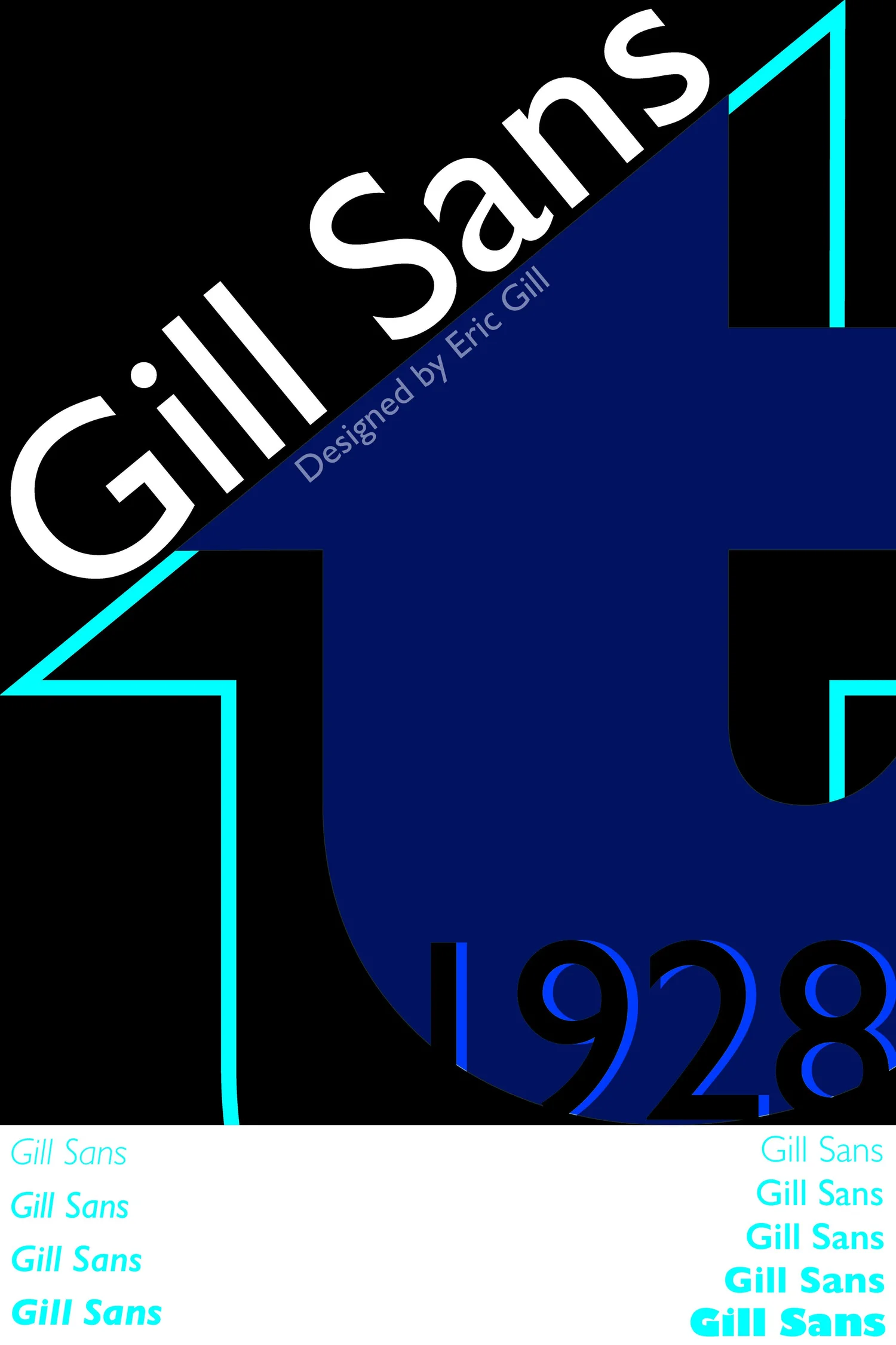 Gill Sans Poster — Emily Drexelius Design