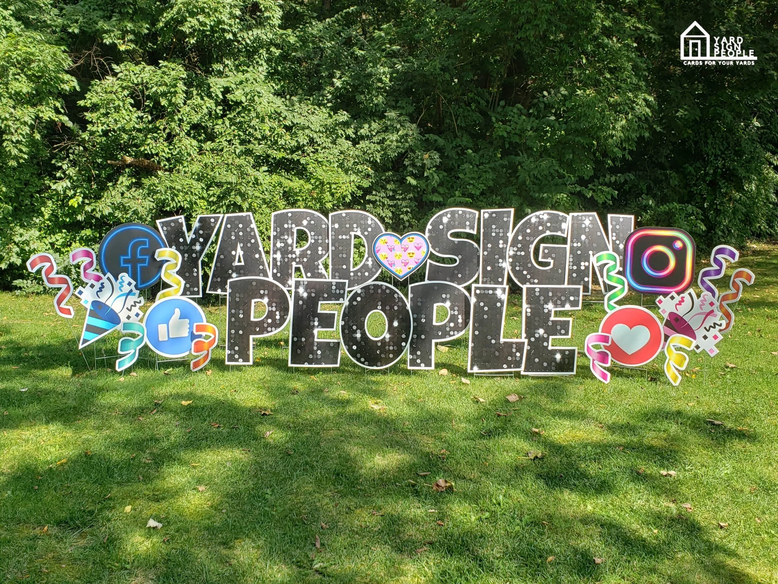 Yard Sign People | Yard Card Displays