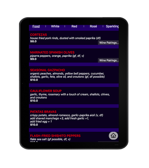 Digital Wine Lists for Tablets & iPads — My Wine Guide