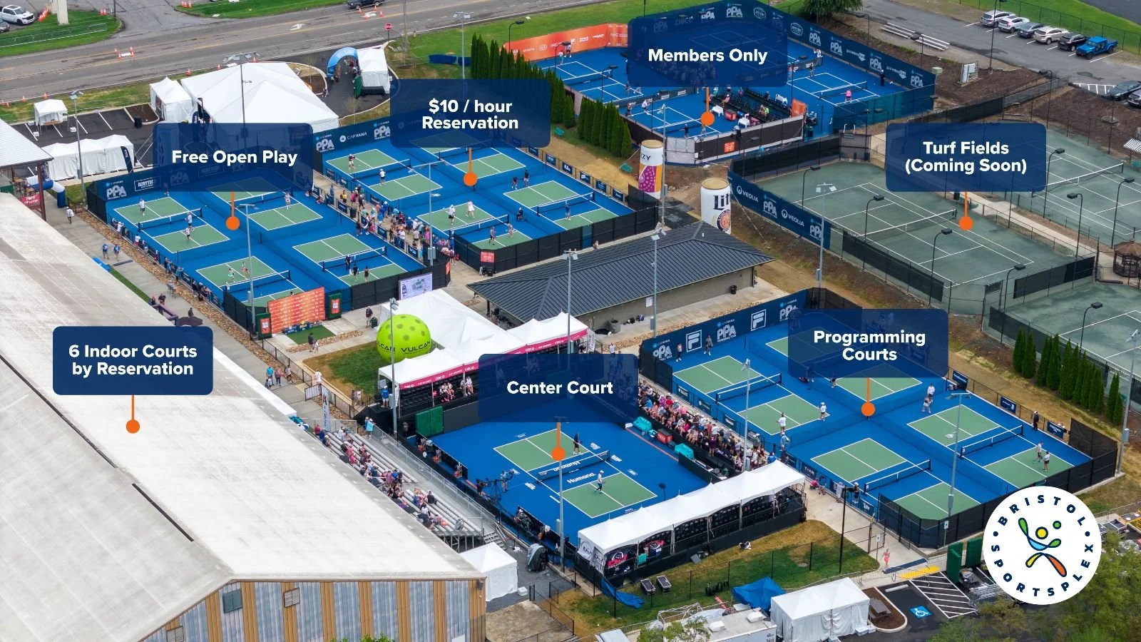 Home of Pickleball — Bristol Sportsplex