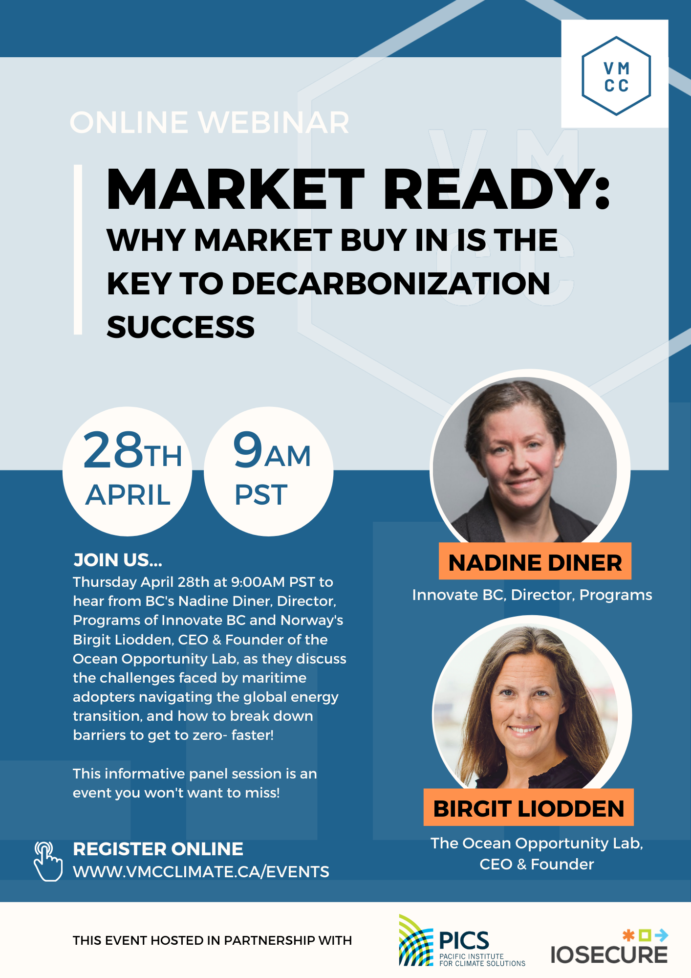 Spring Webinar Series: Market Ready — Vancouver Maritime Centre for Climate