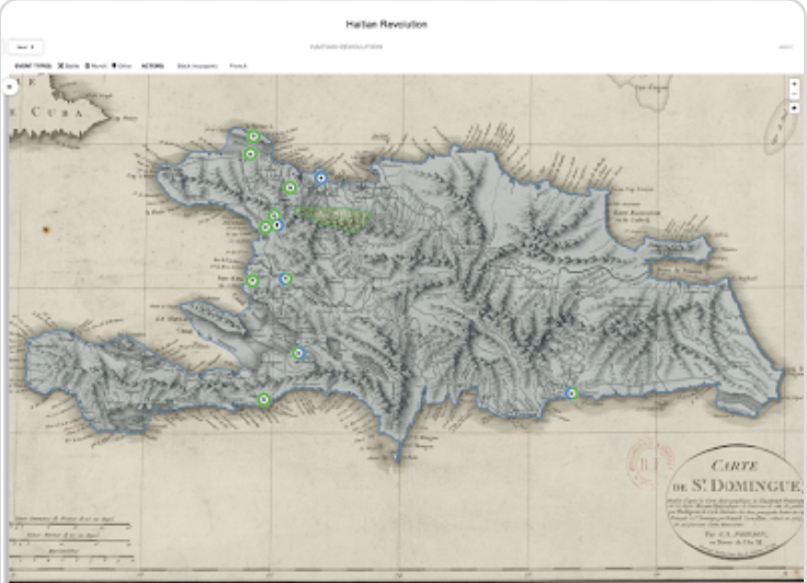 Haitian Revolution Map