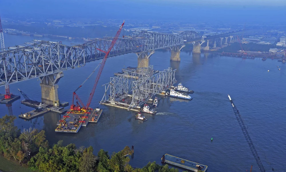 Huey P. Long Bridge in Louisiana