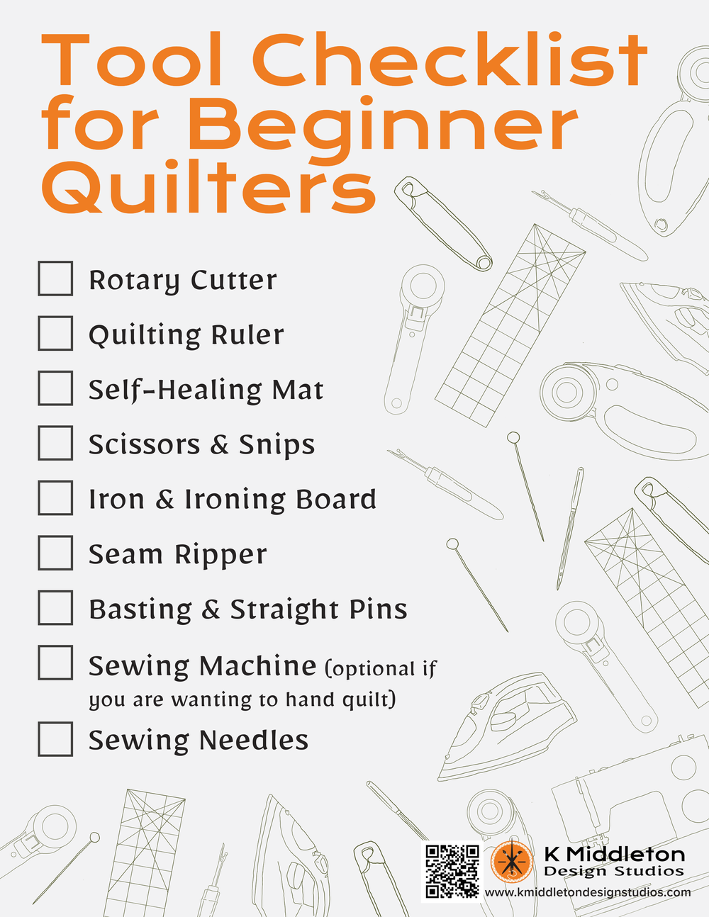 Freebie: Tool Checklist — K Middleton Design Studios
