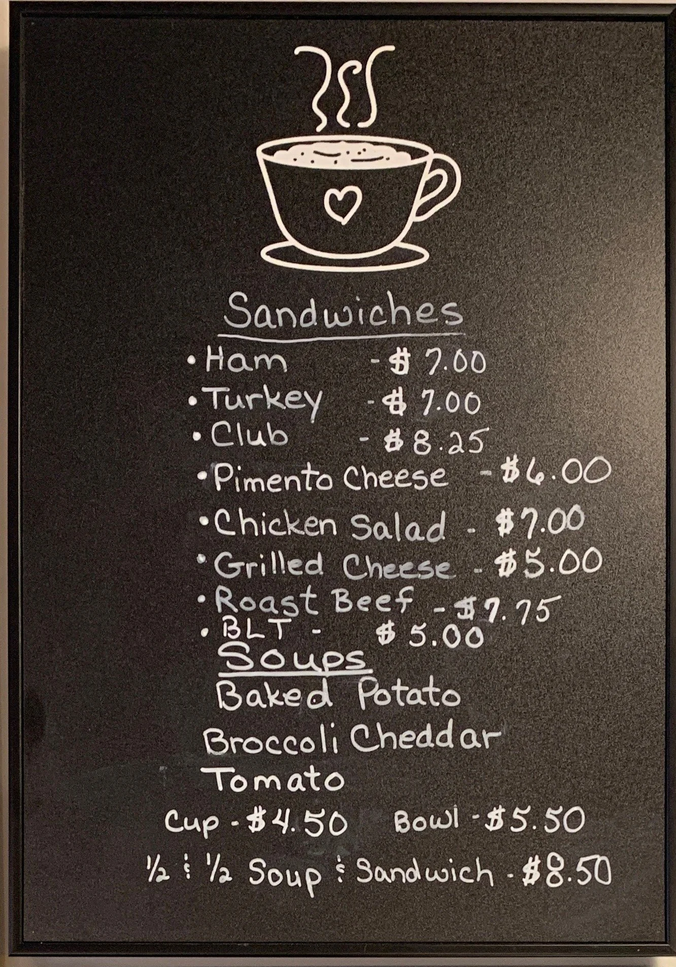 Menu — Blue Collie Coffee