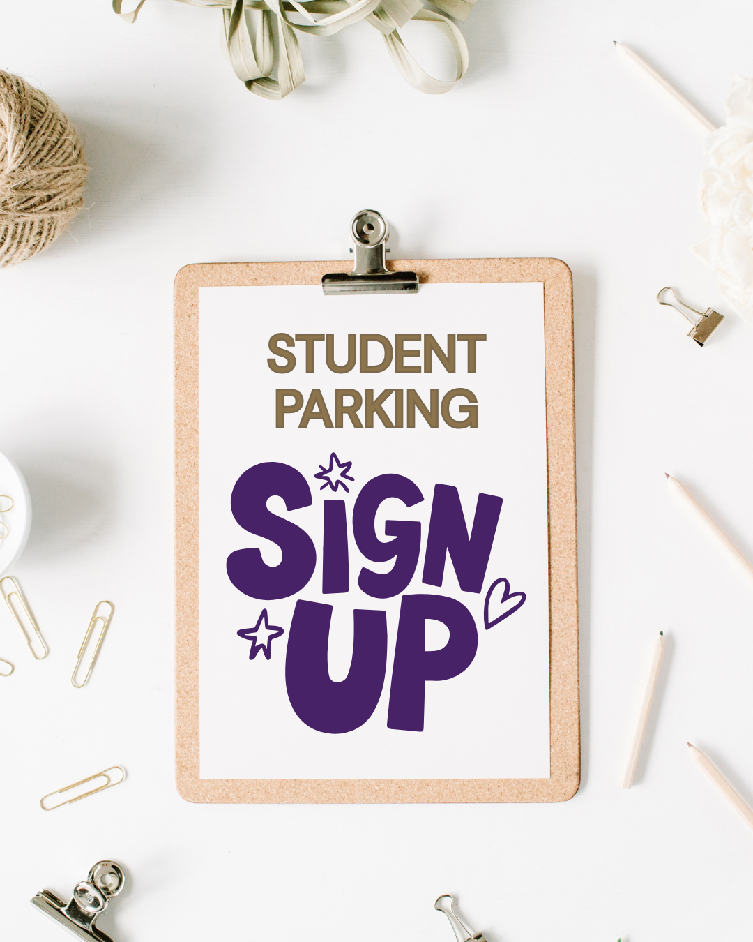 Announcement: Student Parking Sign-Ups for SY 2025–2026 — Damien ...