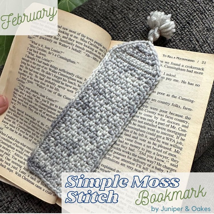 Free CAL | 12 Book Marks to Crochet with Hand-Dyed Yarn | Crochet Along ...