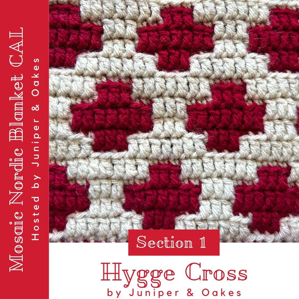 FREE CAL - Mosaic Nordic Winter Afghan | Overlay Mosaic Crochet Afghan ...