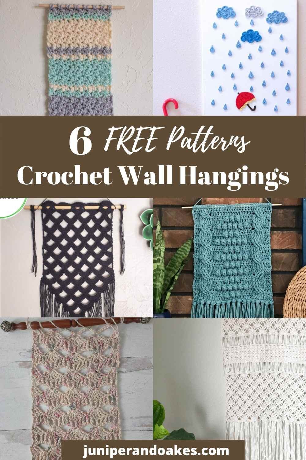 Crochet Pattern Round-up: Free Wall Hanging Patterns — Juniper & Oakes