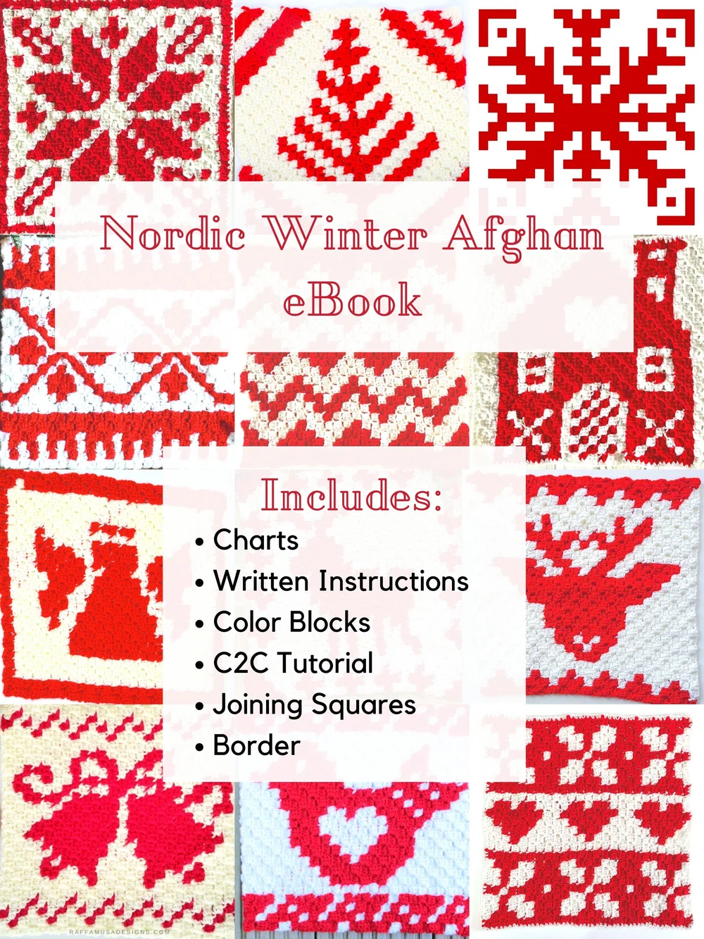 Simple Half Double Crochet Border Around C2C Squares | Simple & Easy ...