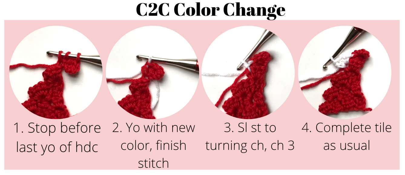 Crochet Tutorial: How to do HDC C2C — Juniper & Oakes
