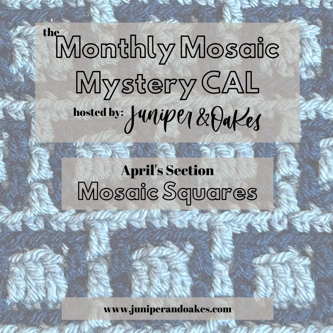 Mosaic Squares - Overlay Mosaic Afghan Strip - April - Monthly Mosaic ...