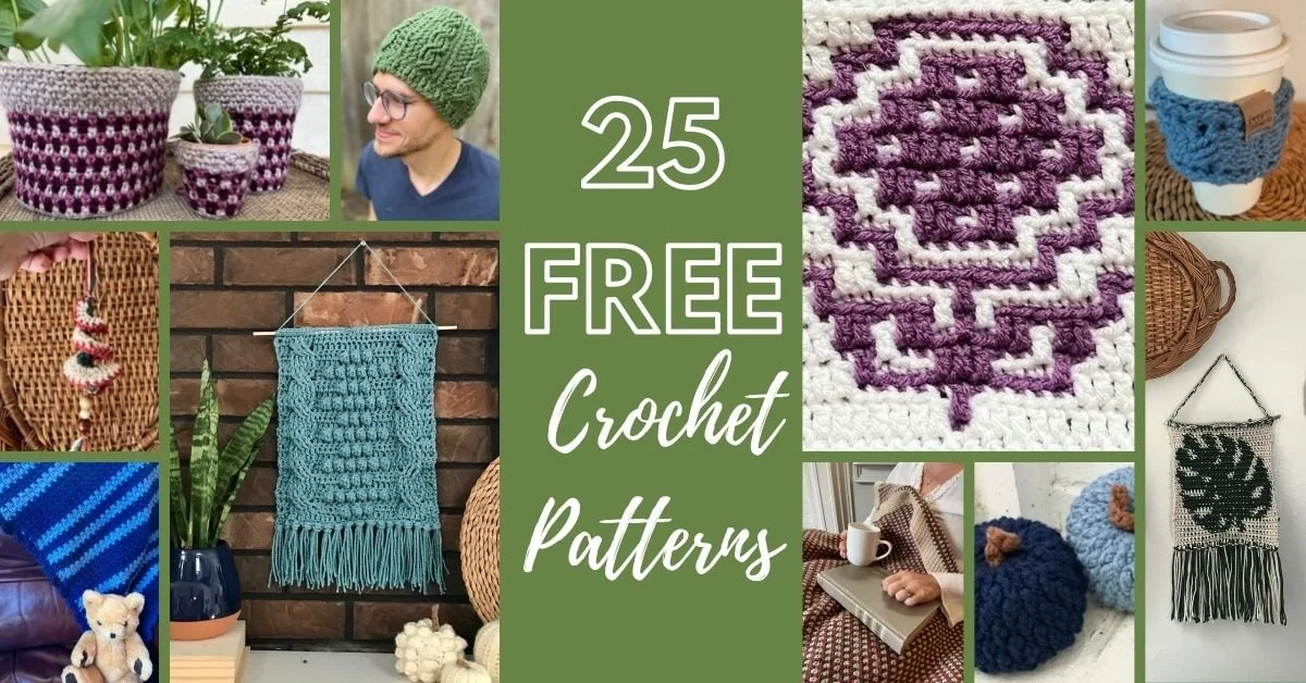25 Free Crochet Patterns on the Blog — Juniper & Oakes