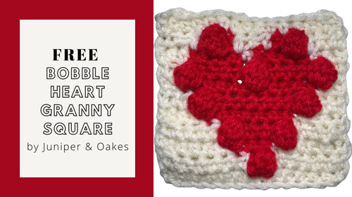 Bobble Heart Granny Square - Free Crochet Pattern for Valentines Day ...
