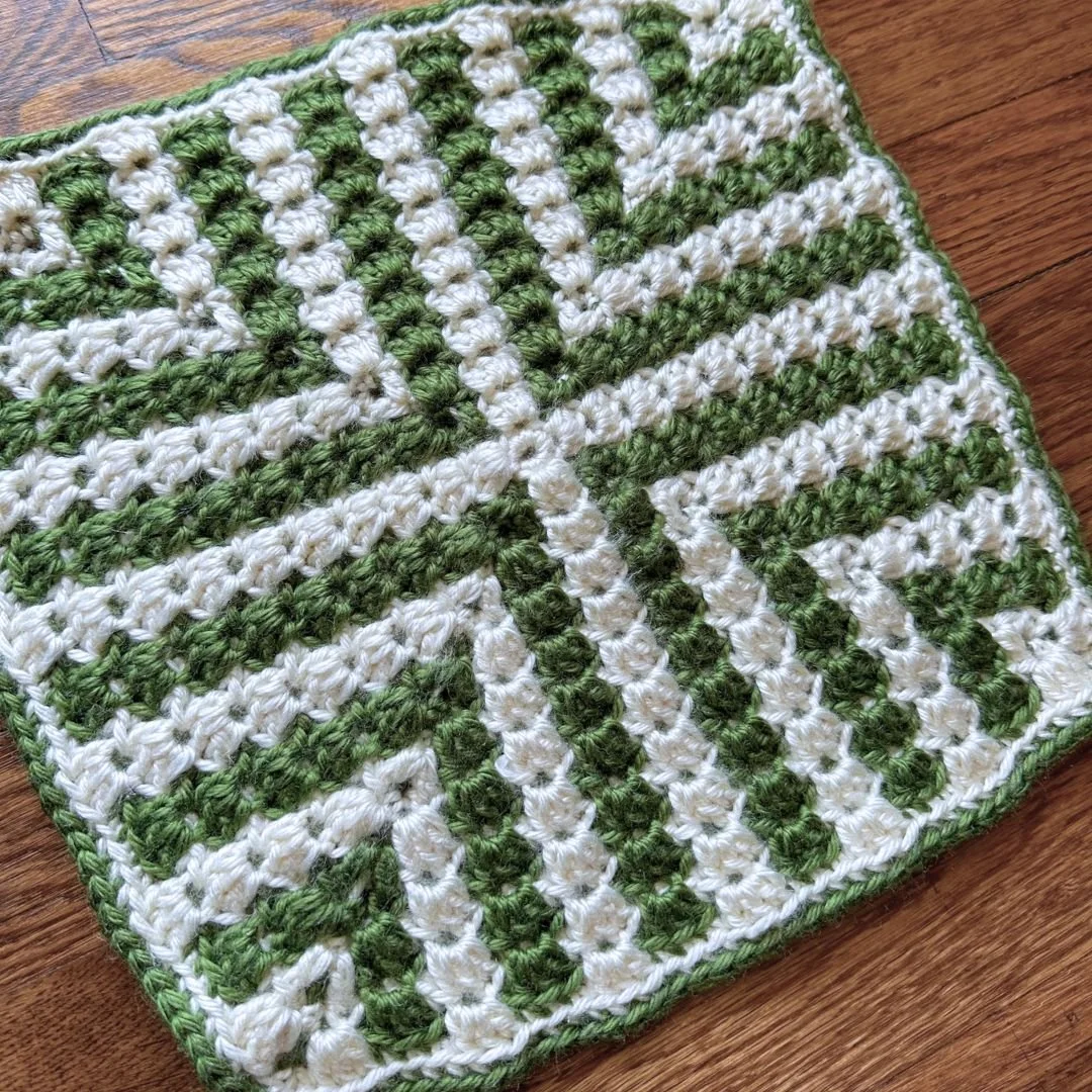 Mosaic Granny Square | FREE Crochet Pattern — Juniper & Oakes