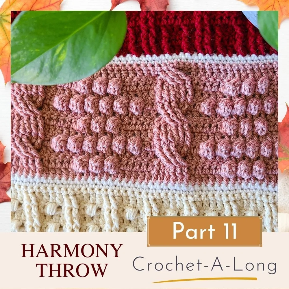 Crochet Cables & Bobbles Blanket Pattern | FREE Crochet Pattern ...