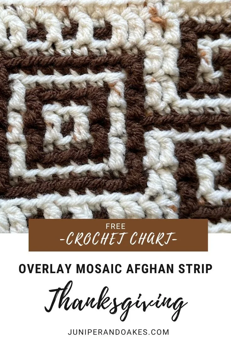 Thanksgiving Mosaic- Overlay Mosaic Afghan Strip - November - Monthly ...