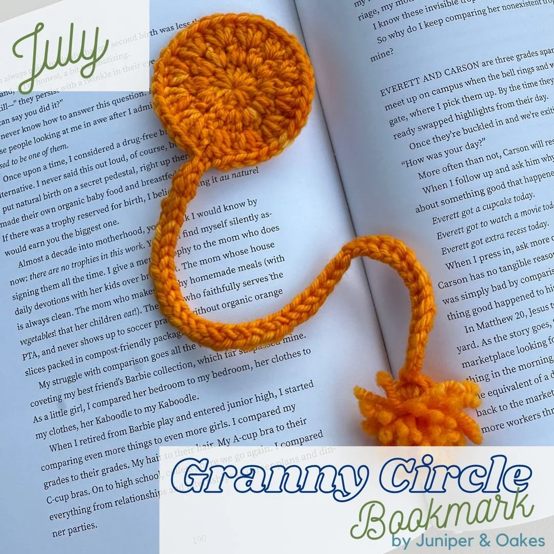Free CAL | 12 Book Marks to Crochet with Hand-Dyed Yarn | Crochet Along ...
