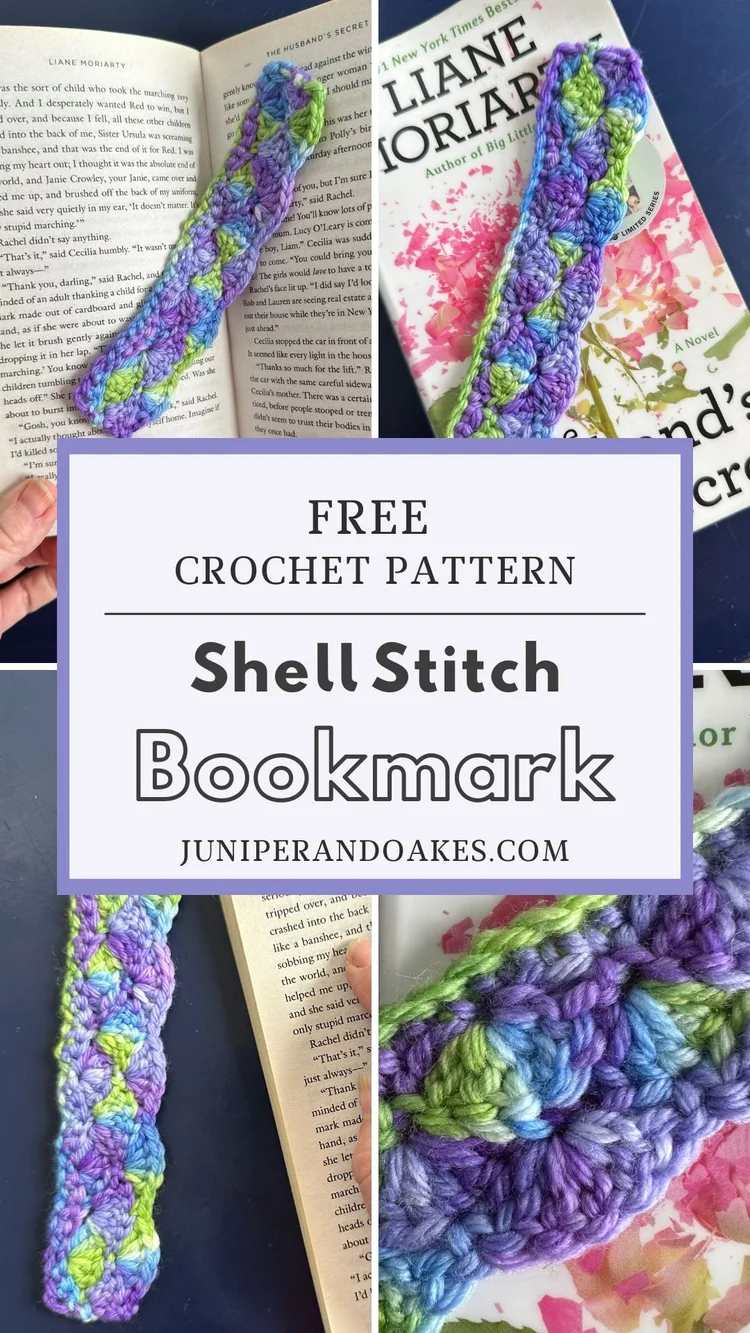 Shell Stitch Bookmark - FREE Crochet Pattern — Juniper & Oakes