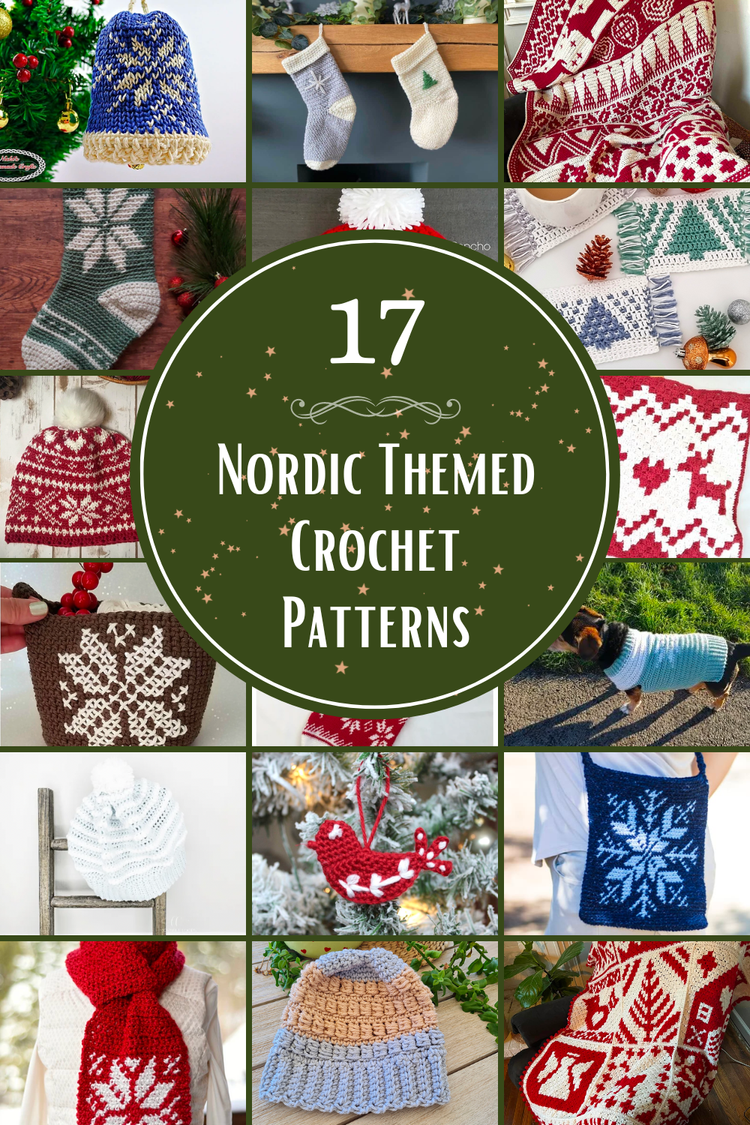 17 Nordic Themed Crochet Patterns — Juniper & Oakes