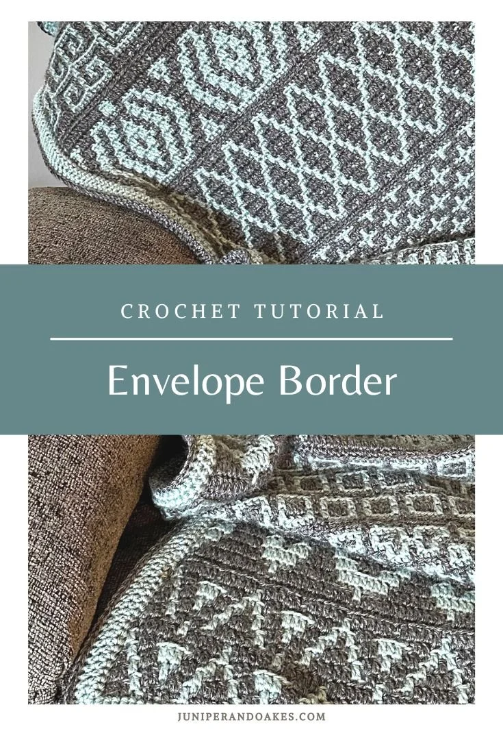 How to Crochet an Envelope Border using HDC for an Overlay Mosaic ...