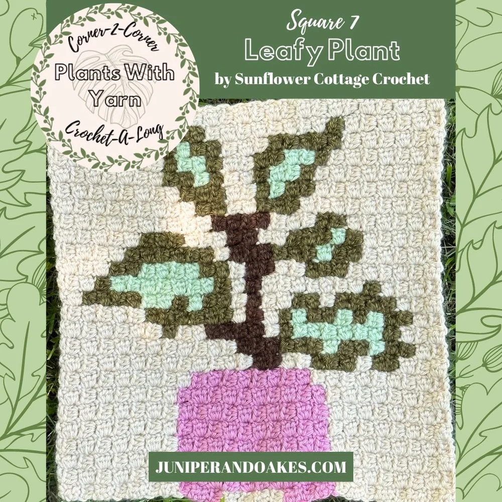 FREE CAL - Plants with Yarn C2C Afghan | Corner to Corner Crochet ...