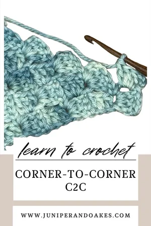 How to crochet C2C the traditional way - Stitch Tutorial — Juniper & Oakes