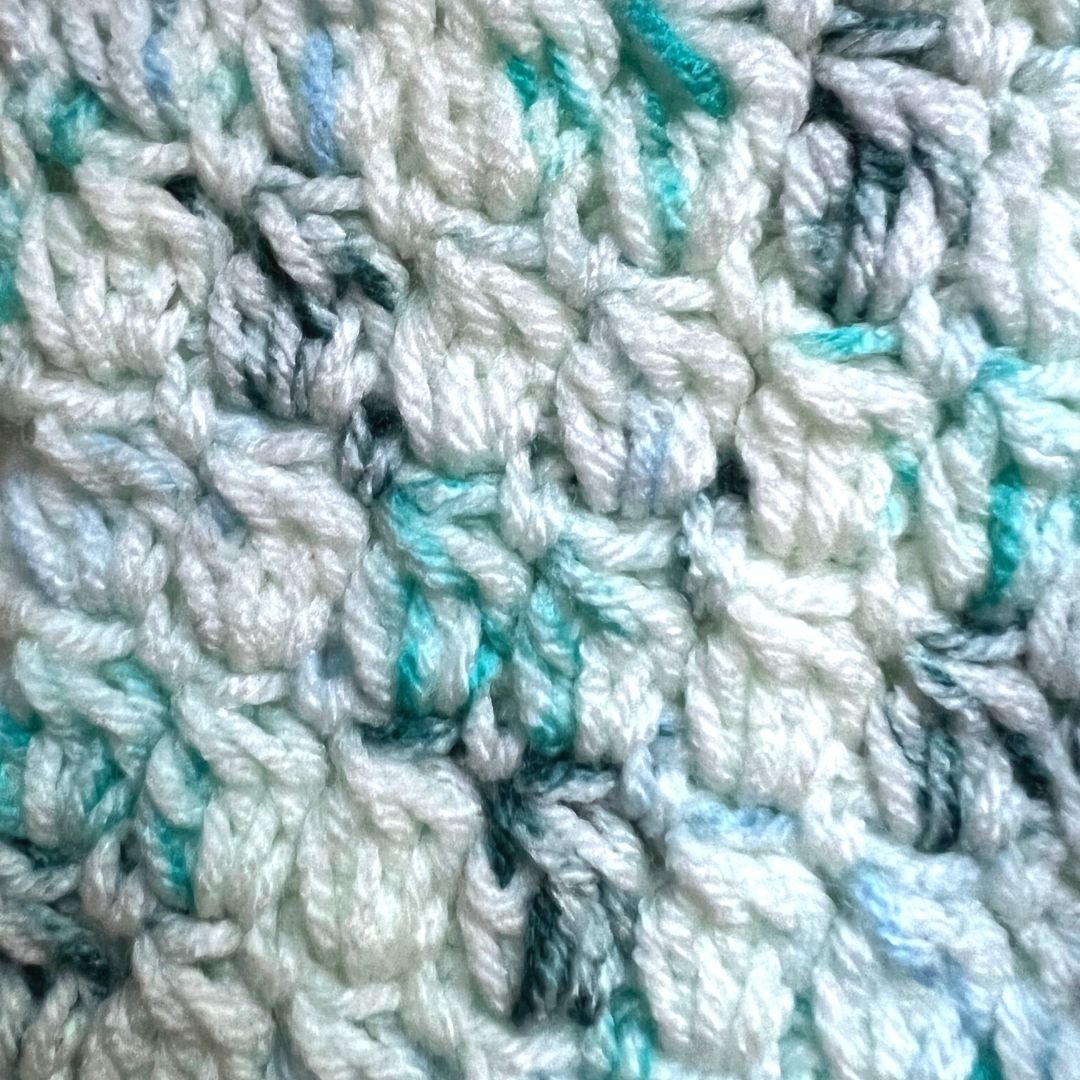 How to Crochet the Cluster Stitch - A Swatch for the Sampler Poncho CAL ...