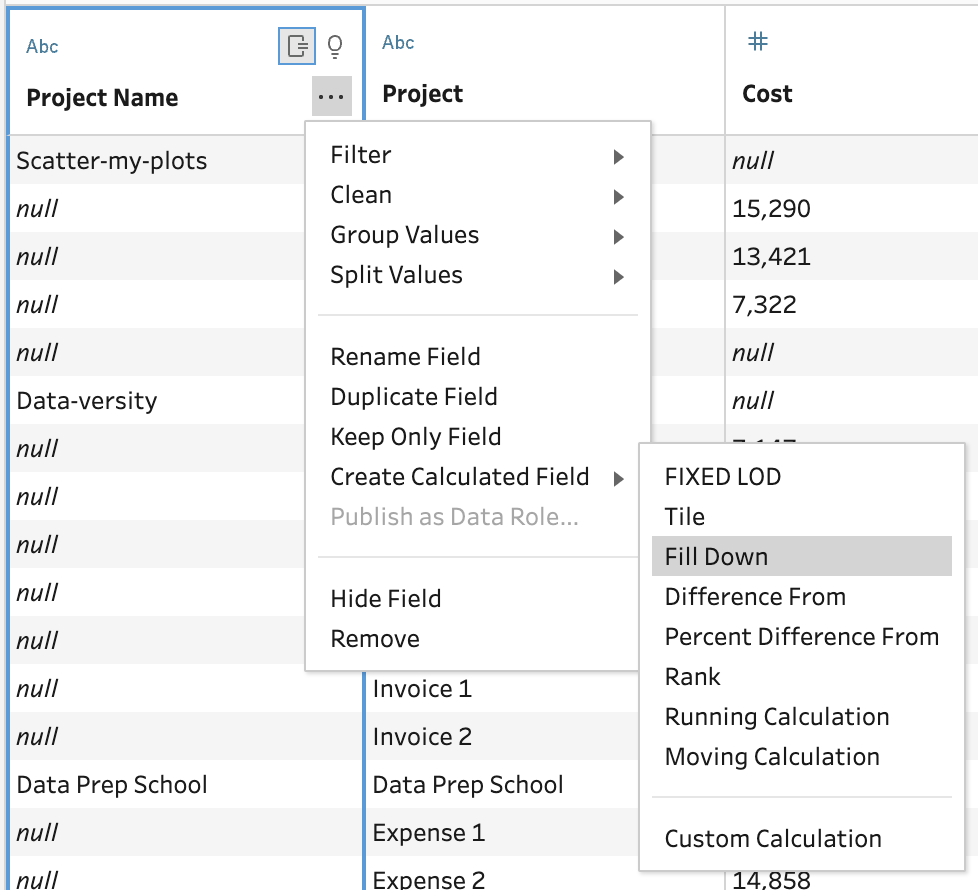 How to… Fill Down cells — Preppin' Data
